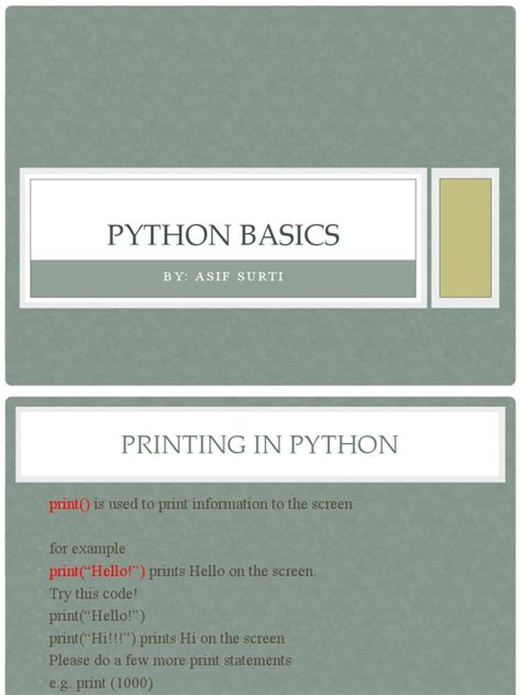 python basics by asif surti pdf string computer science variable computer science