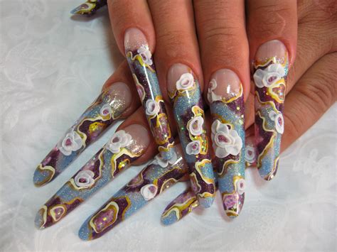 Inspired Ambitions Awesome Nail Art Long Nails