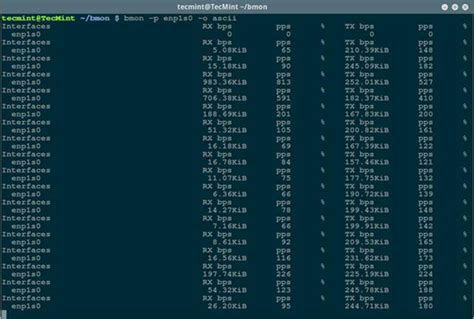 bmon：linux下一个强大的网络带宽监视和调试工具 linux网络带宽测试