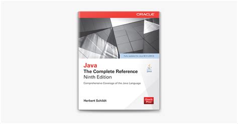Java The Complete Reference Ninth Edition INKLING CH By Herbert