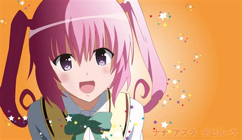 Wallpaper Anime Girls To Love Ru Nana Asta Deviluke Twintails Pink Hair Solo Artwork
