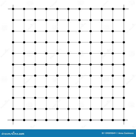measured grid graph plotting grid corner ruler with sets of measurement numbers isolated on