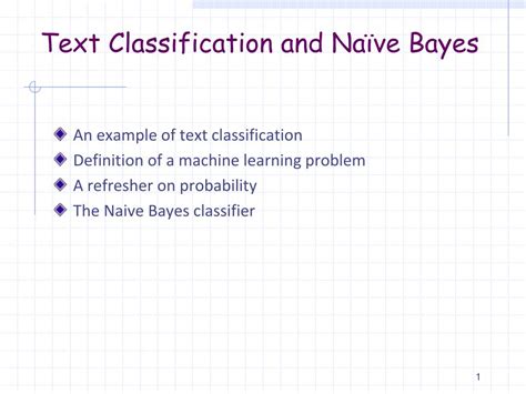 ppt text classification and naïve bayes powerpoint presentation free download id 7055906