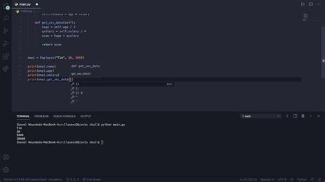 Classes And Objects Methods Functions Inside Classes Python Crash