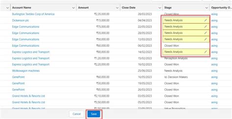 How To Mass Edit Records By Inline Editing In Salesforce SalesForce FAQs