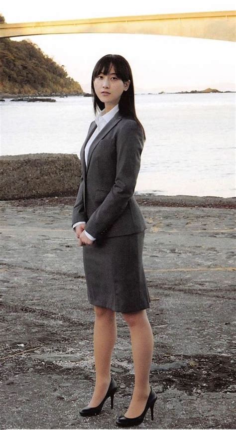 Office Outfits Women Office Fashion Women Asian Model Girl Japanese Office Lady Pencil Skirt