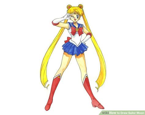 How To Draw Sailor Moon 6 Steps With Pictures WikiHow