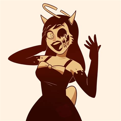 Pin By Luuh🍃 On Amor Bendy And The Ink Machine Alice Angel Character Design
