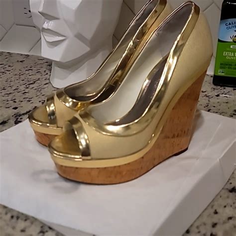 Adrienne Maloof Shoes Adrienne Maloaf Luvi Nude Wedge Poshmark