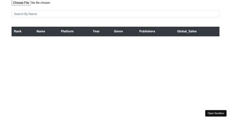 React Csv Parse Forked Codesandbox