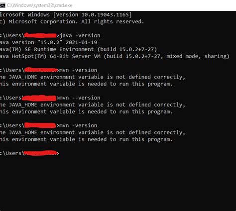 Java Could Not Able To Solve Maven Issue With Jdk 15m Getting The Javahome Environment