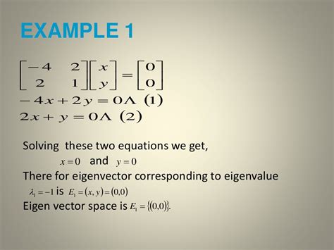 eigenvalue problems ppt