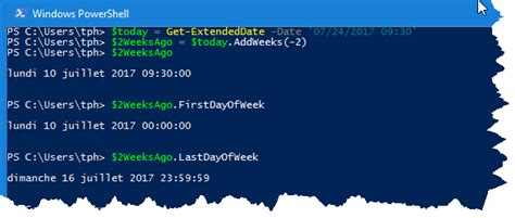 powershell extend extended get date with add weeks methods thomas prud homme