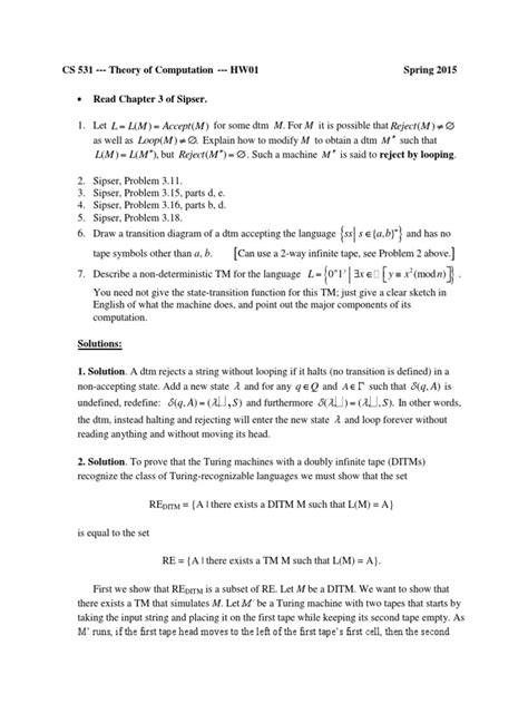 hw 1 solutions pdf string computer science formalism deductive
