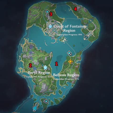 All Shrine Of Depth Locations Genshin Impact