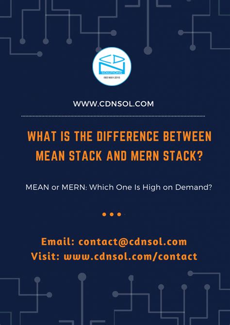 What Is The Difference Between MEAN Stack And MERN Stack