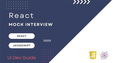React Interview Reactjs Interview Questions And Answers Uidevguide Youtube