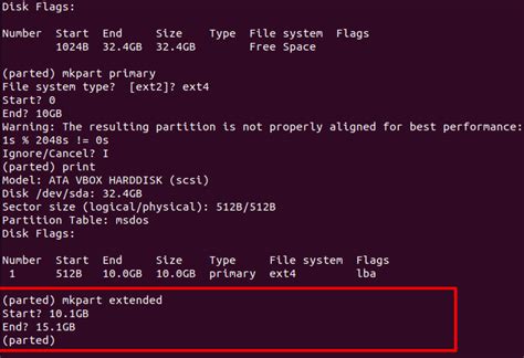 How To Create And Manage Linux Partitions Using Parted