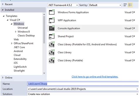 learn c csharp step by step beginners tutorial part 1 codeproject