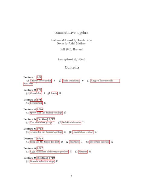 commutative algebra pdf ring mathematics module mathematics