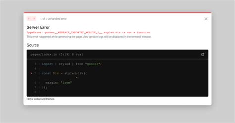 Next Js With Goober Forked Codesandbox