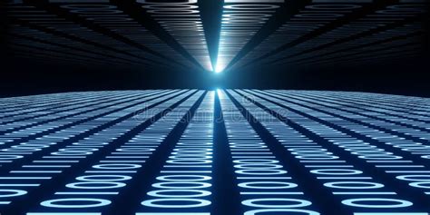 binary code background abstract technology digital binary data and secure data concept 3d
