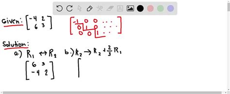solved reduce the given matrix to reduced rowechelon form and hence determine the rank of each