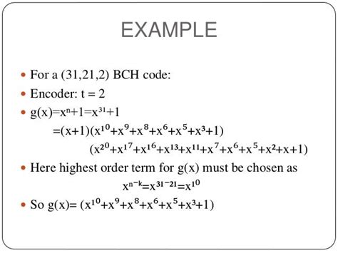 bch codes