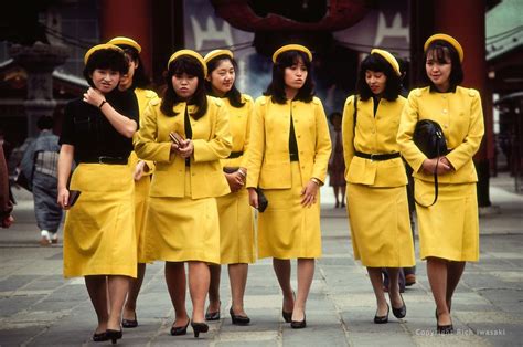 Group Of Tour Guides In Uniform Walking At Asakusa Kannon Temple Asakusa District Tokyo Japan