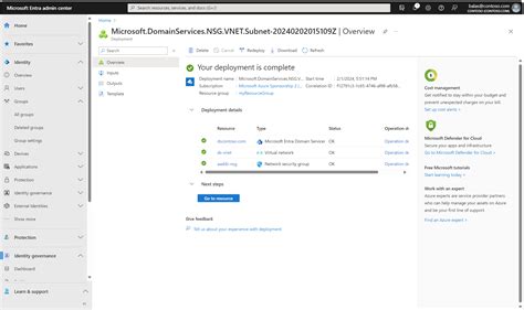 tutorial create a microsoft entra domain services managed domain microsoft entra id