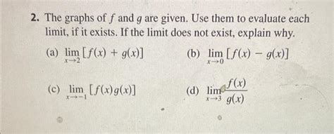 [solved] 2 the graphs of f and g are given u