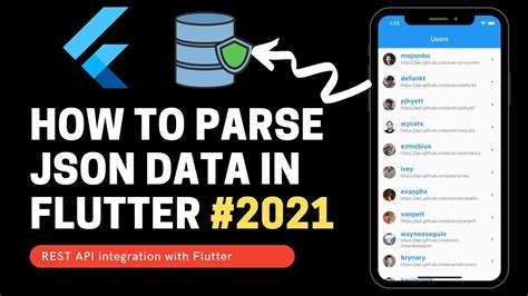 rest api integration with flutter client github api app show user s in list view