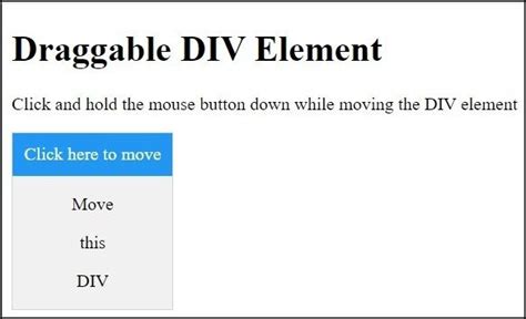 create a drag and drop using html css and javascript