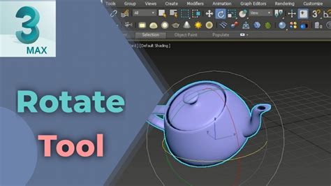 3ds Max Rotate Tool Beginners Tutorial Beginners Guide YouTube