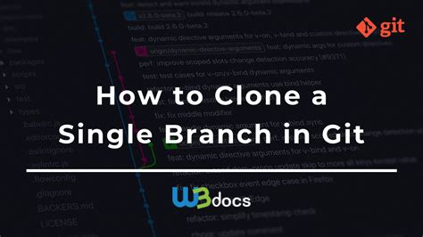 How To Clone A Single Branch In Git
