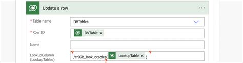 how to update dataverse lookup column with power automate