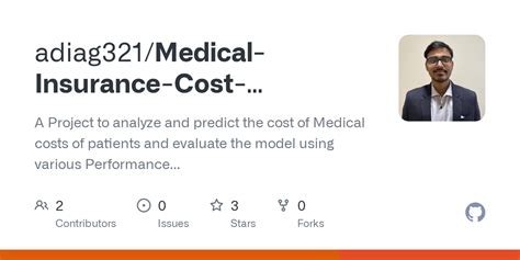 github adiag321 medical insurance cost prediction a project to analyze and predict the cost