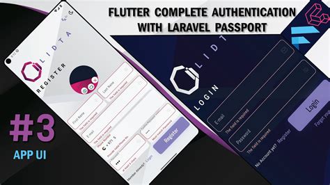 Flutter Full Api Authentication Part Flutter Ui Youtube