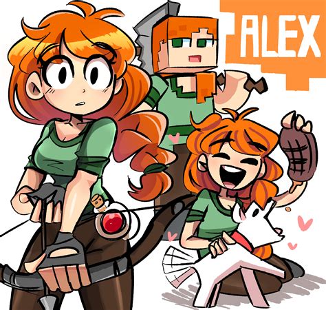 peargor alex minecraft minecraft absurdres commentary highres 1girl bow weapon