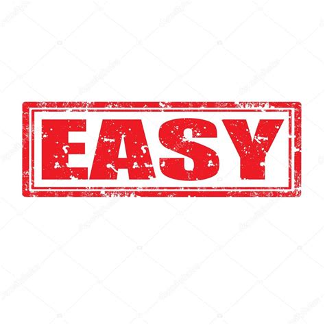 Easy Stamp — Stock Vector © Carmendorin 32496315