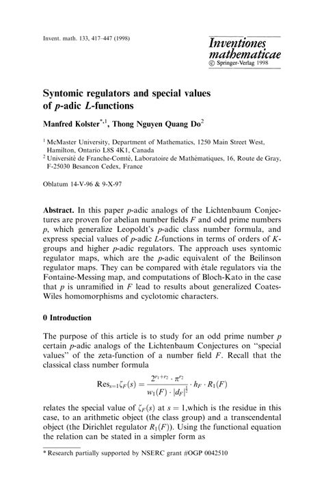 pdf syntomic regulators and special values of p adic l functions
