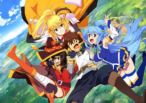 Kazuma Aqua Megumin And Darkness New Visual Scan Rkonosuba