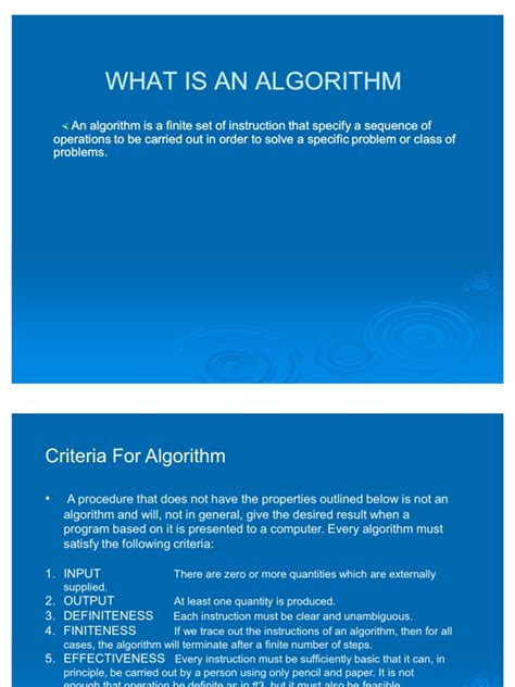 what is an algorithm pdf algorithms subroutine
