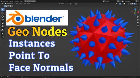 Align Instances To Face Normals Blender 3 1 Geometry Nodes Tutorial