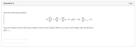 solved solve the initial value problem