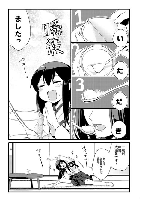 Safebooru 1girl D Akagi Kantai Collection Blush Comic Kantai Collection Long Hair
