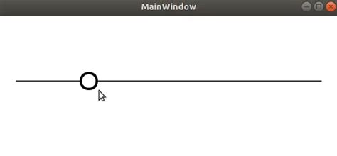 C How To Realize The Slider With Circular Hollow Handle In Qt