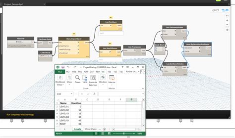 Import Info From Excel Data ImportExcel Operation Failed Revit Dynamo