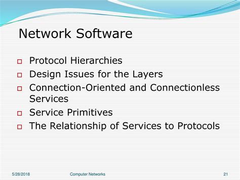 Computer Network Course Objective To Understand Network Architecture