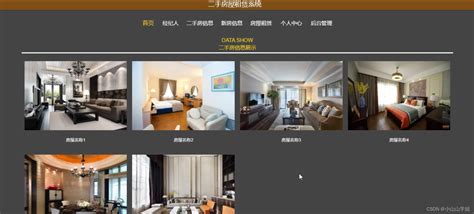 java毕设项目二手房屋租赁系统（java vue mybatis maven mysql） maven web二手房系统 csdn博客